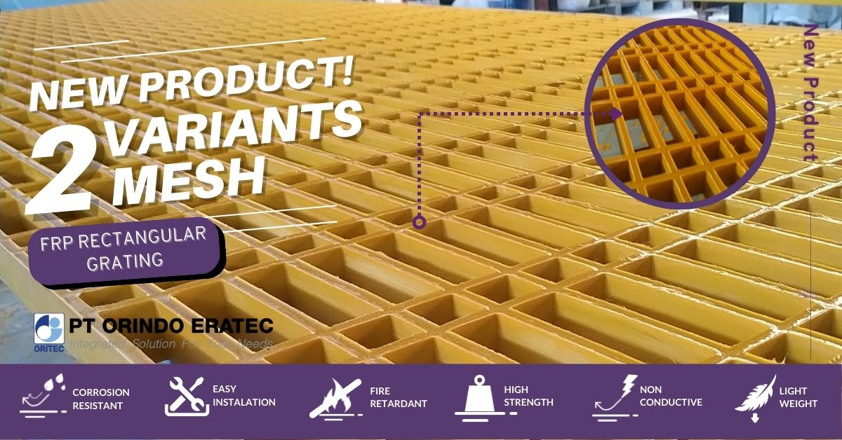 FRP Rectangular Grating Buatan Indonesia