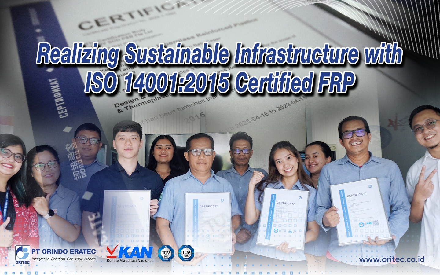 Realizing Sustainable Infrastructure with ISO 14001:2015 Certified FRP