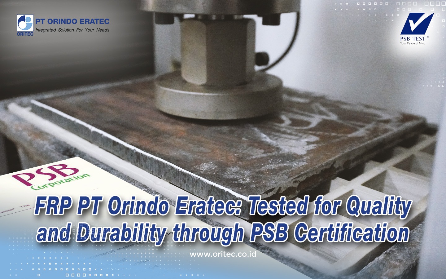 FRP PT Origa Mulia: PSB Certification